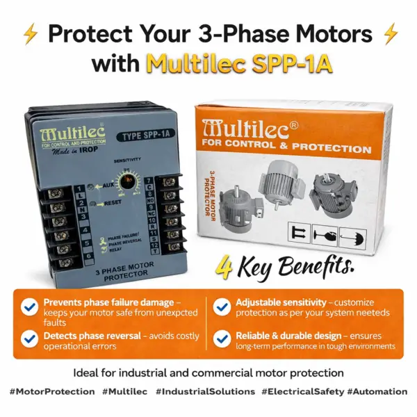 Three Phase Motor Protection Relay – MULTILEC